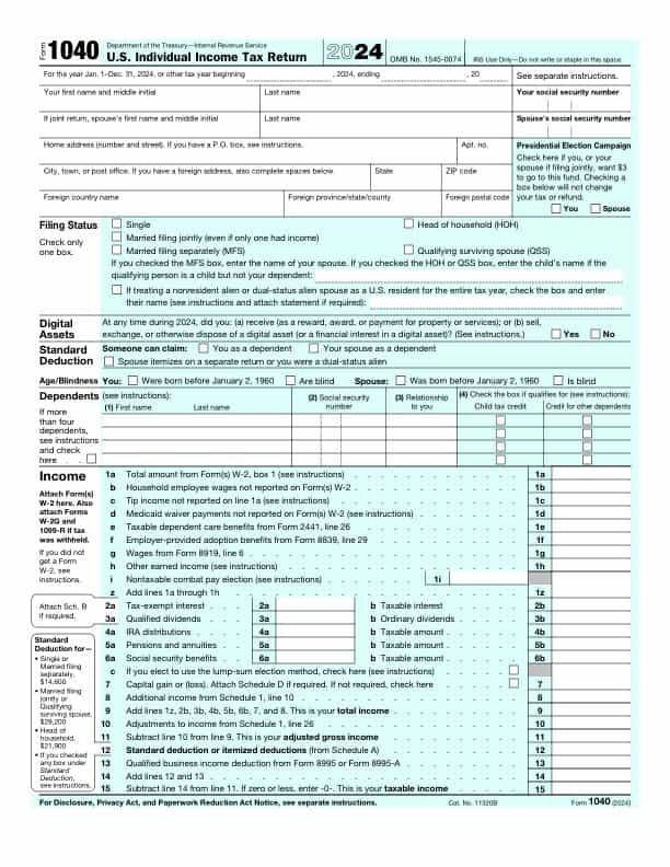 2026 IRS Tax Forms - LawInfoPedia